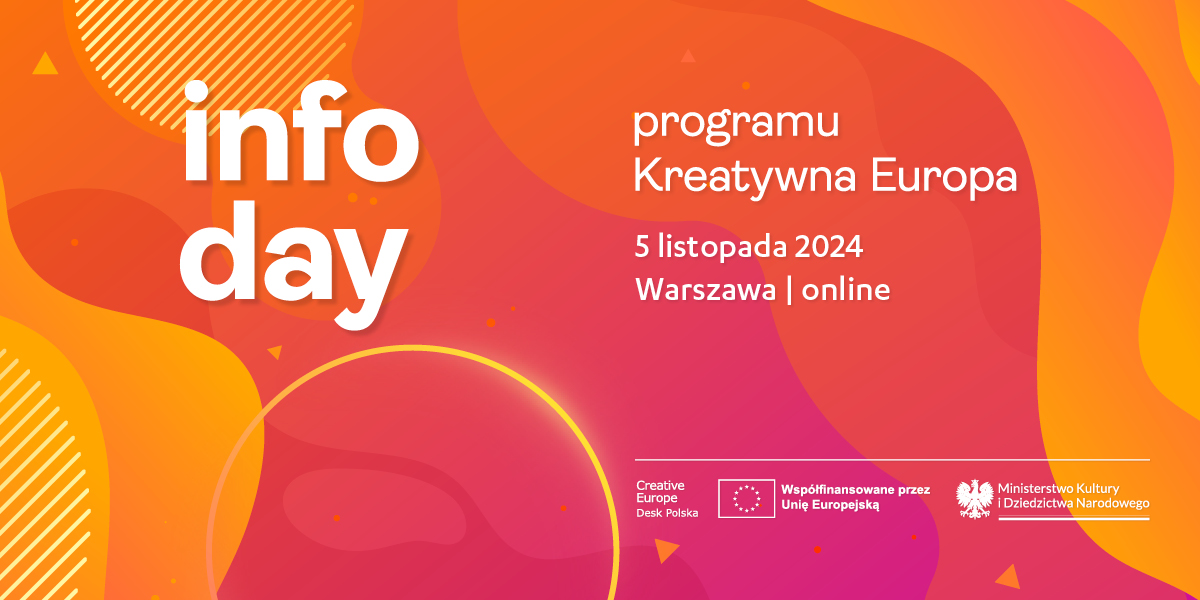 Info Day programu Kreatywna Europa | 5 listopada 2024 - Kreatywna Europa